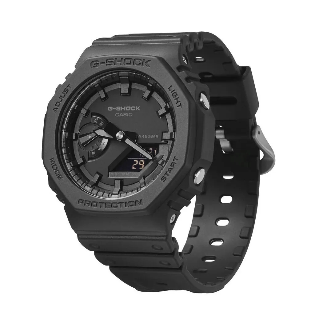 100% Original Casio G-SHOCK GA-2100-1A1DR Men's Watch TMJ Full Black ...