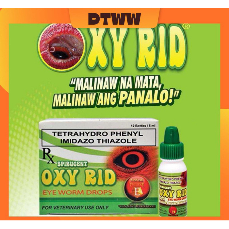 Oxy Rid Eye Worm Drops 5ml | Shopee Malaysia