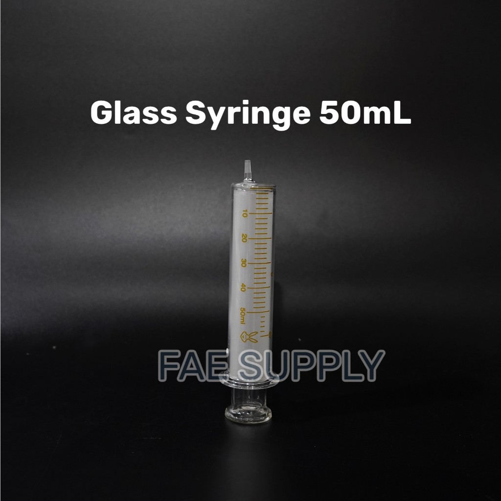 Picagari Kaca Glass Syringe Luer Slip 1 2 5 10 20 30 50 60 ml cc 玻璃注射器 | Shopee Malaysia