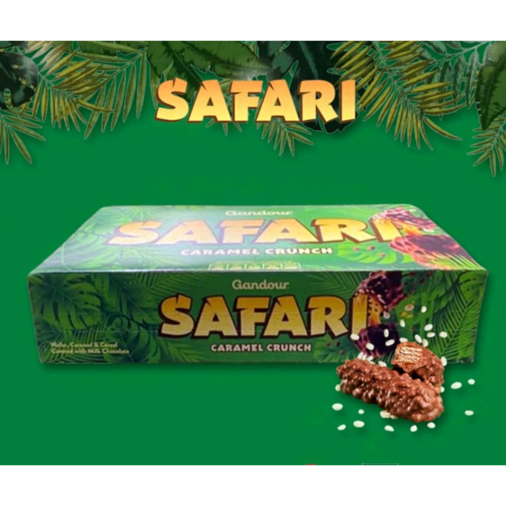 Safari Caramel Crunch Chocolate Bar 32g Food snack \ Halal | Shopee ...