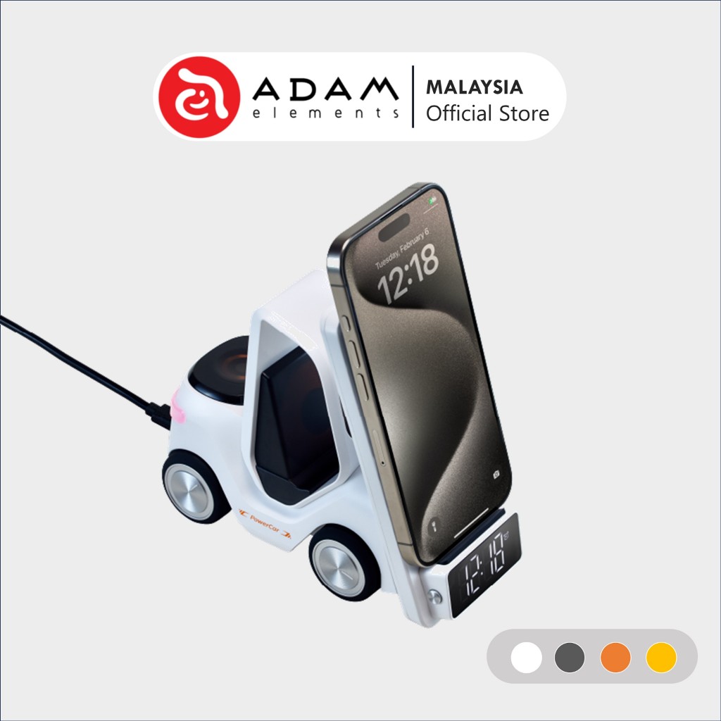 ADAM elements Model A 3in1 Wireless Charging Station with Ambient Light ...
