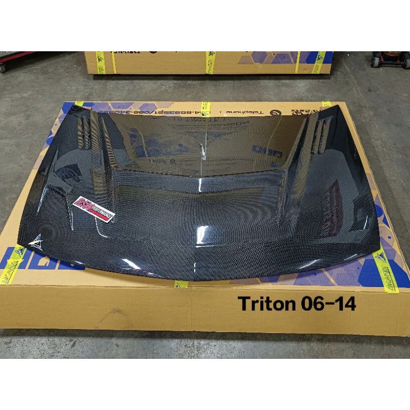 akana front carbon fiber bonet Mitsubishi triton 2008 - 2014 made in Thailand 🇹🇭 | Shopee Malaysia