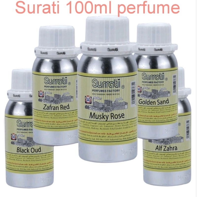 SURRATI 100ML ORIGINAL PERFUME BY SAUDI ARABIA/MUSKY ROSE/GOLDEN SAND ...