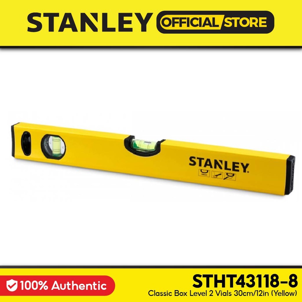 STANLEY Classic Box Level | STHT43118-8 | 30CM | 40CM | 60CM | 80CM ...