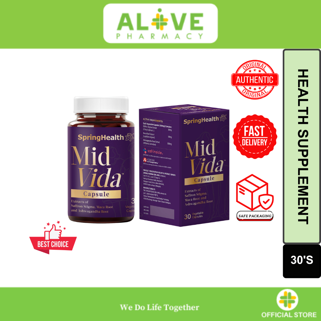 SPRINGHEALTH MID VIDA 30 KAPSUL | Shopee Malaysia