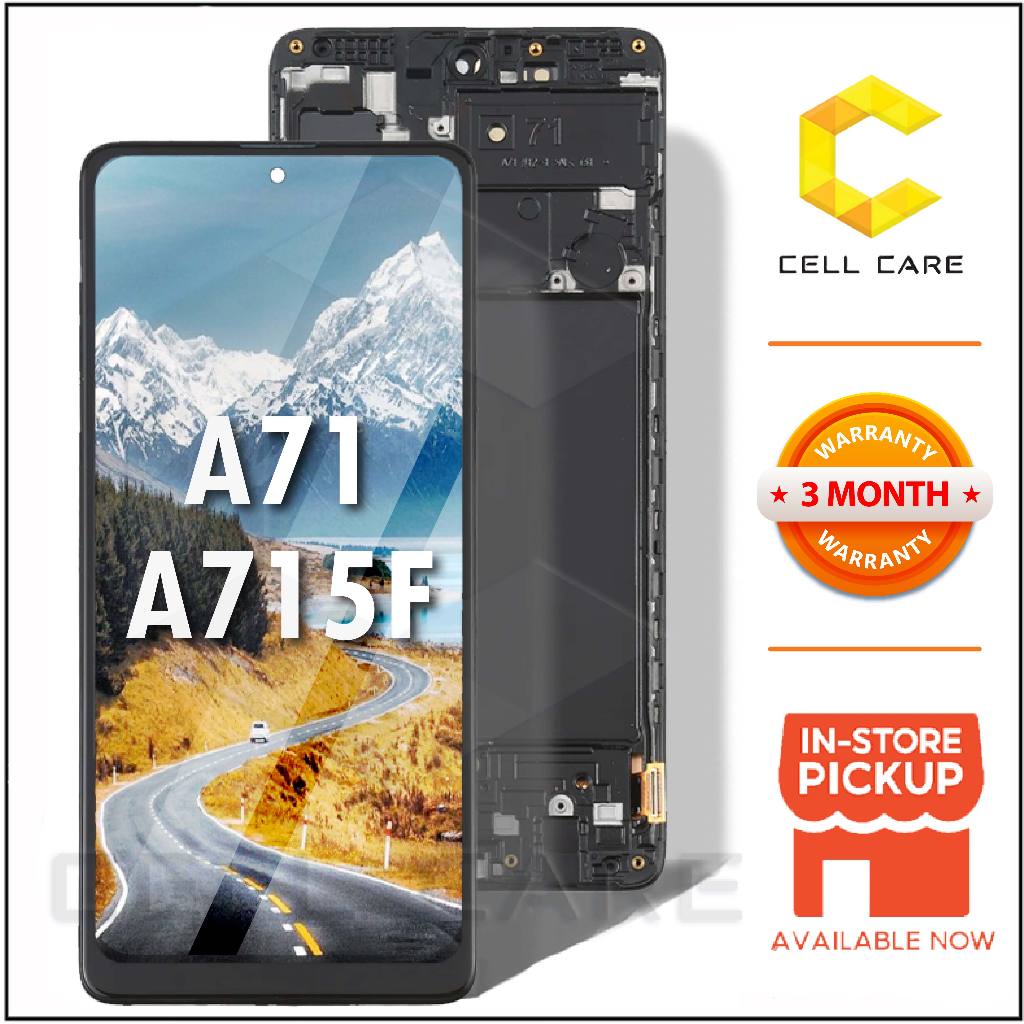 CellCare LCD Display Touch Screen with Frame Compatible For SM A71 / A715F | Shopee Malaysia