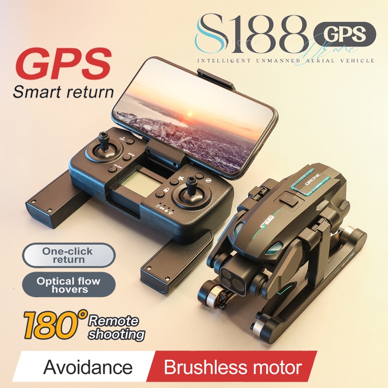 S188 UAV GPS Intelligent Return 360° Obstacle Avoidance Brushless ...