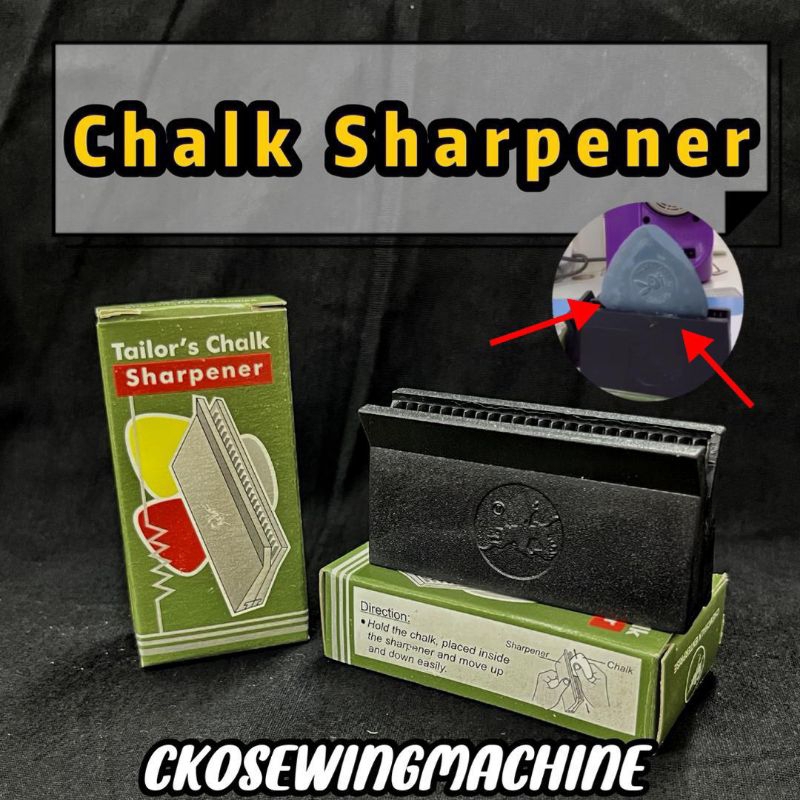 Ready Stock/Tailor's Chalk Sharpener / Pengasah Kapur Tailor / Asal ...