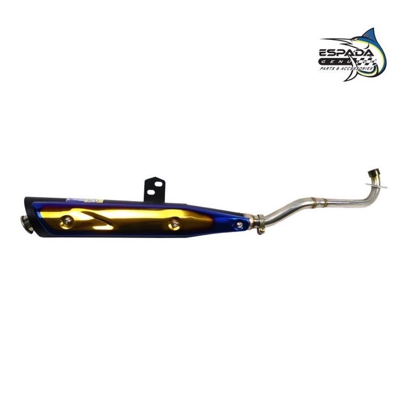 ESPADA RACING MUFFLER EXHAUST PIPE STANDARD CUTTING E4 SERIES EX5 DREAM 110 FI / WAVE 125 S ...