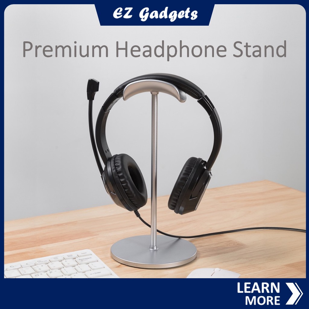 Headphone Stand Aluminium Alloy Headset Stand Holder Headset Display ...
