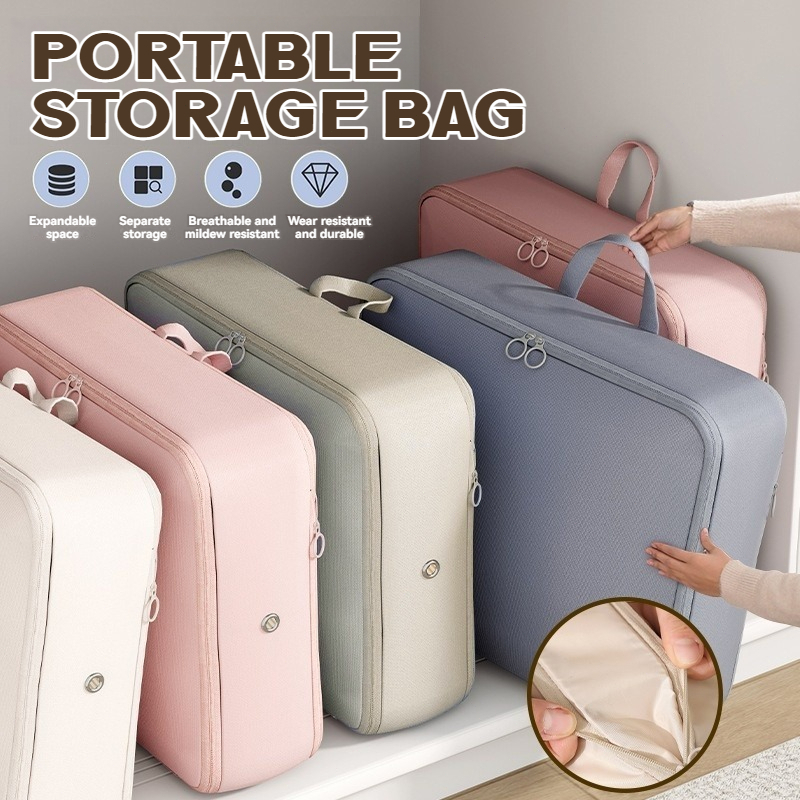 Down Jacket Storage Bag Home Compression Bag Travel Portable Suitcase ...
