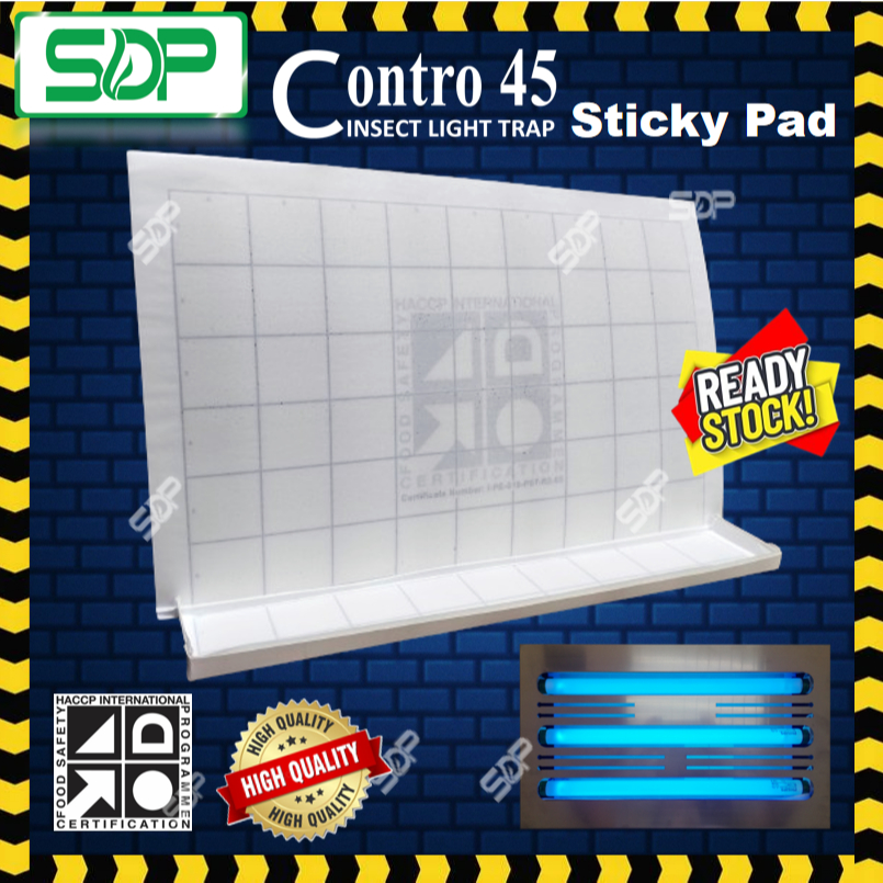 Contro 45 Insect Light Trap Premium Quality Sticky Pad / Glue board ...