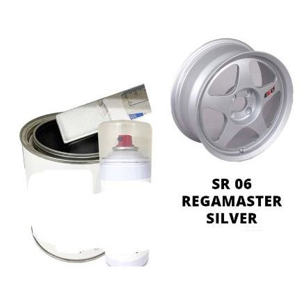 SR06 Regamaster Silver Volk Racing Sport Rim 2k Paint/ Cat Bancuh/ Cat Kereta/ Cat Sportrim ...