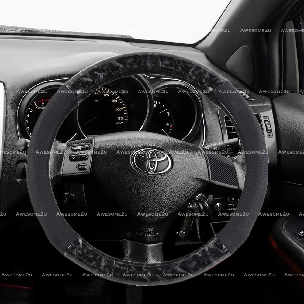 Awesome2u Toyota Harrier ACU30 Car Forged Carbon Steering Wheel Cover ...