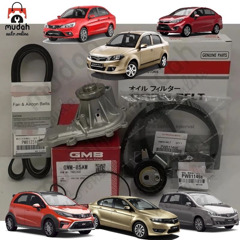 ️FLX ️ Timing Kit Set+Fan Belt+Water Pump for FLX Exora Turbo Preve ...