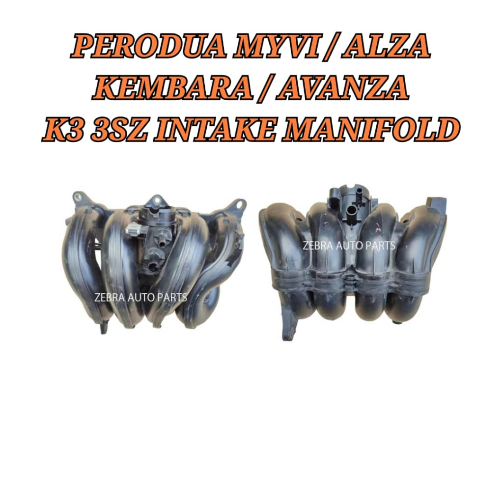 🇯🇵🇯🇵 Intake Manifold Perodua Myvi Alza Avanza Kembara K3 1.3cc 3SZ 1 ...