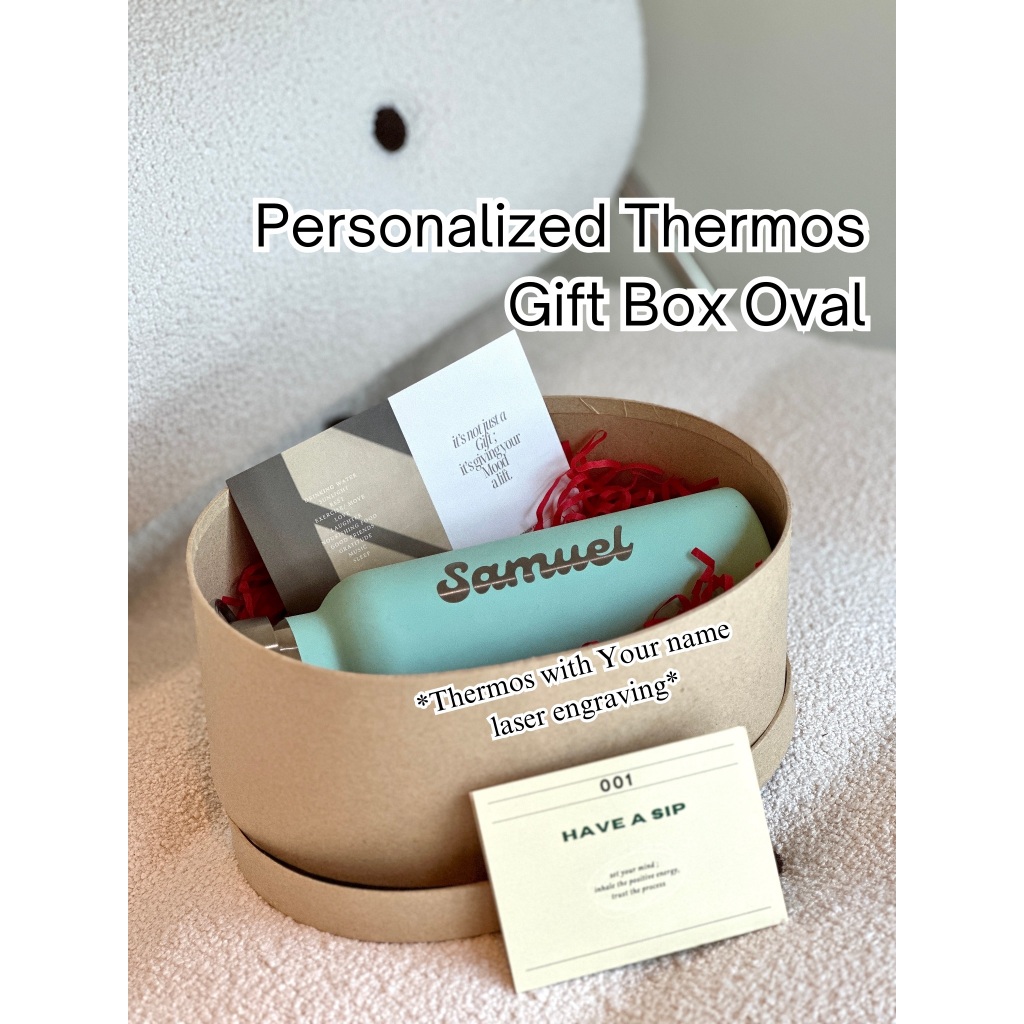 【CUSTOMISED Laser Engraved Thermos 】Personalise Name Vacuum Flask Gift ...