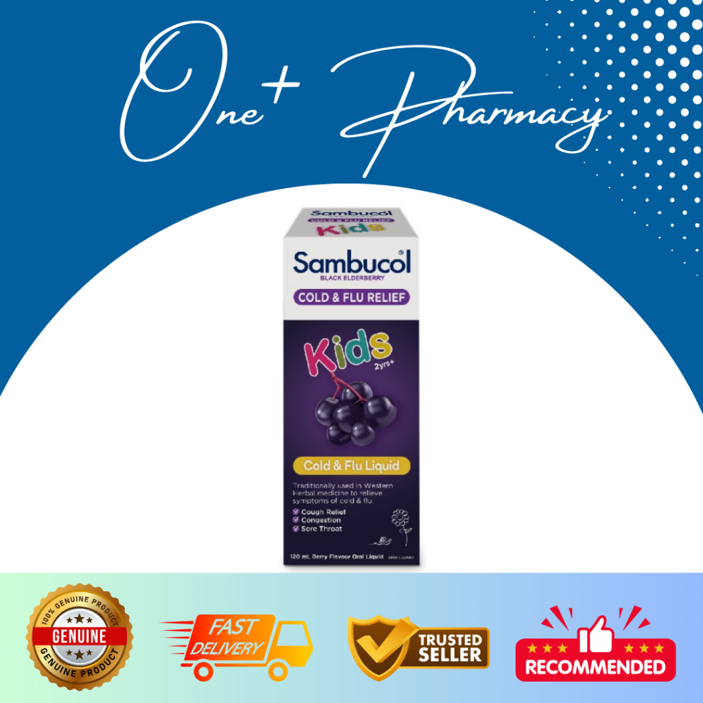 Sambucol Kids Black Elderberry Immune System Support For Kids Syrup ...