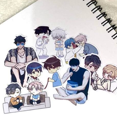 RANDOM CHIBI ANIME/MANGA/MANHWA STICKER [LIMITED EDITION] | Shopee Malaysia