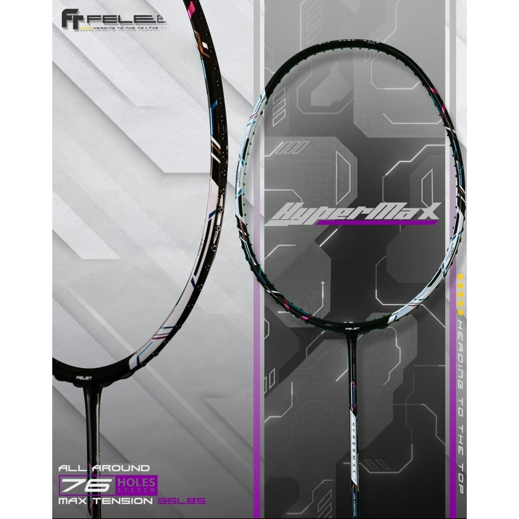 FELET HYPERMAX (Frame Only) FREE 1x FELET STRING & 1x APACS OVERGRIP ...
