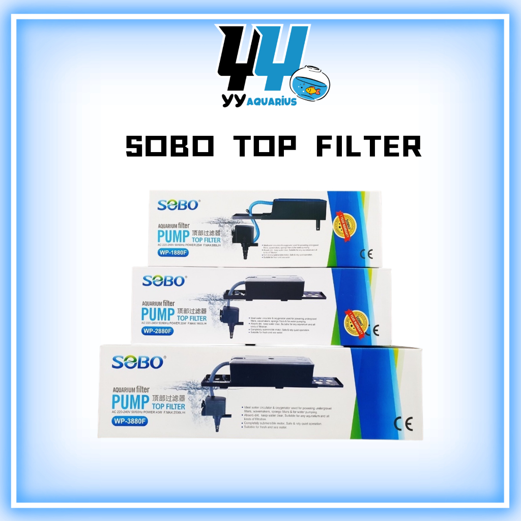 YYAQUARIUS Sobo TOP FILTER FISH AQUARIUM WP2880F WP-1880f Wp3880F TANK ...