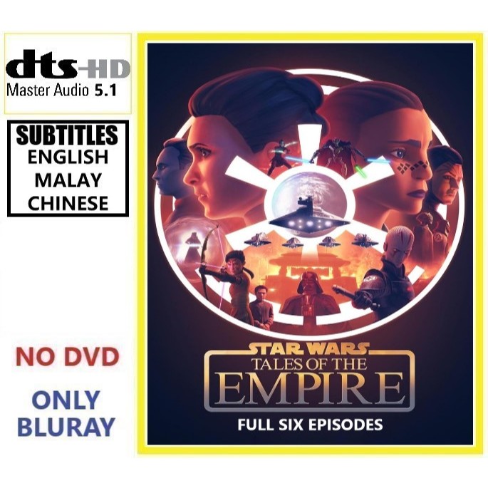 S1851 Star Wars: Tales of the Empire (2024) [6 EPISODES] (1 DISC ...