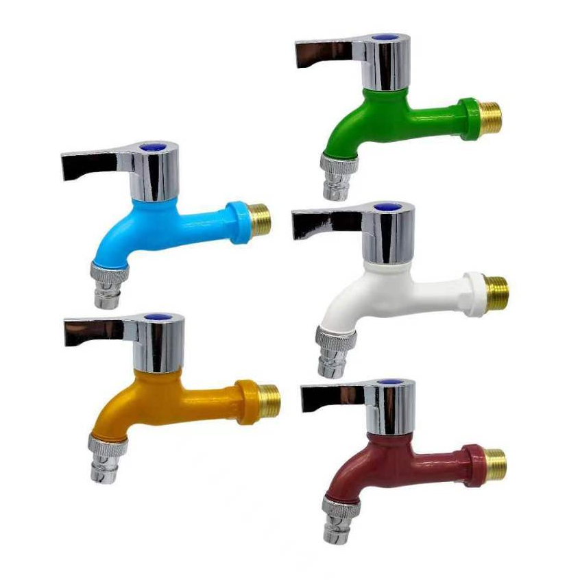 MKR 1/2" Colourful PVC Bib Tap Basin tap water tap pili air faucet 水龙头 ...