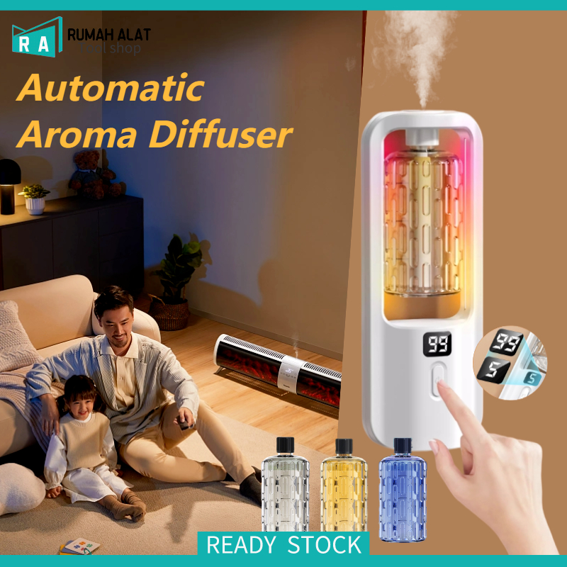 Automatic Aroma Diffuser Rechargeable Digital Display Fragrance Machine ...