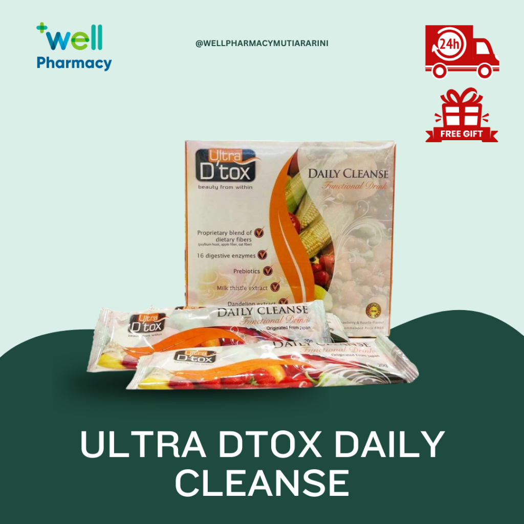 ULTRA D'TOX Daily Cleanse Functional Drink (20g X 15S) | Shopee Malaysia