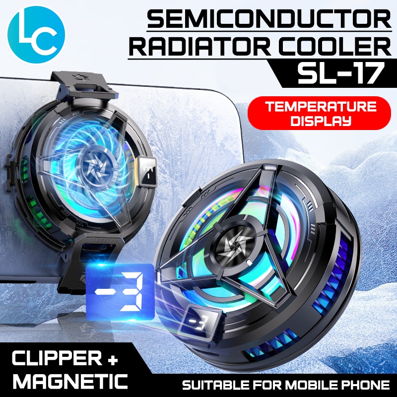 SL17 Magnetic/Back-Clip 2 In 1Mobile Phone Cooler Semiconductor Refrigeration Radiator Cooling ...