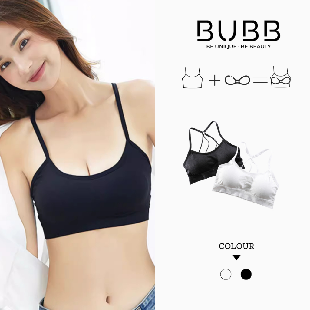 Women Sexy Parachute Beauty Back Style Seamless Comfortable Inner Sports Bralette Bra Wanita ...