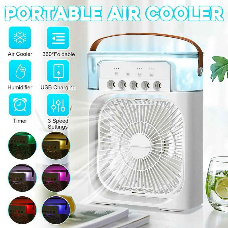 Air Cooling Fan 6 Inches Air Conditioner Portable Fan Air Cooling 3 In ...