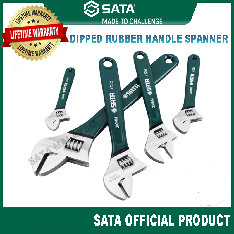 SATA Rubber Dipped Spanner Rubber Handle High Quality Spanner Anti-Slip ...