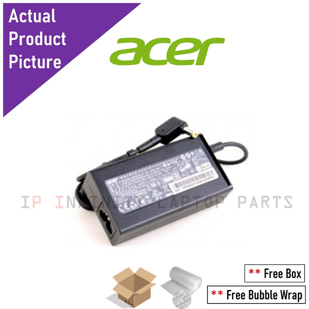 FOR Acer Aspire E5-471 411 421 V3-731G Laptop Power Adapter Charger 19V 3.42A 5.5*1.7mm 65W ...