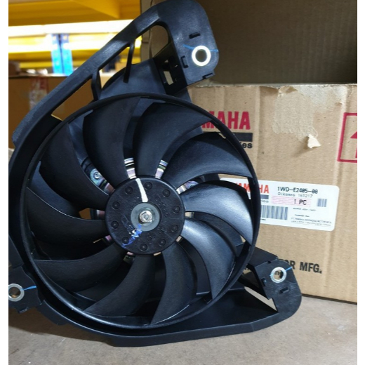 100% ORIGINAL Yamaha RADIATOR FAN MOTOR BLOWER ASSY R25 / MT25 / R 25 ...