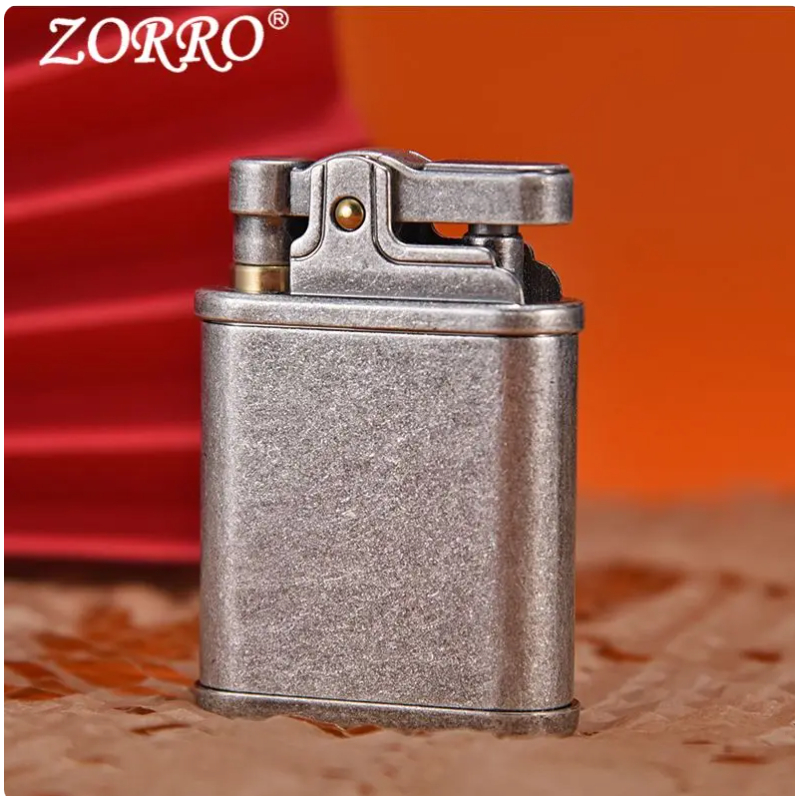 Zorro Retro Kerosene Lighter Old-fashioned Creative Personality Kowtow ...