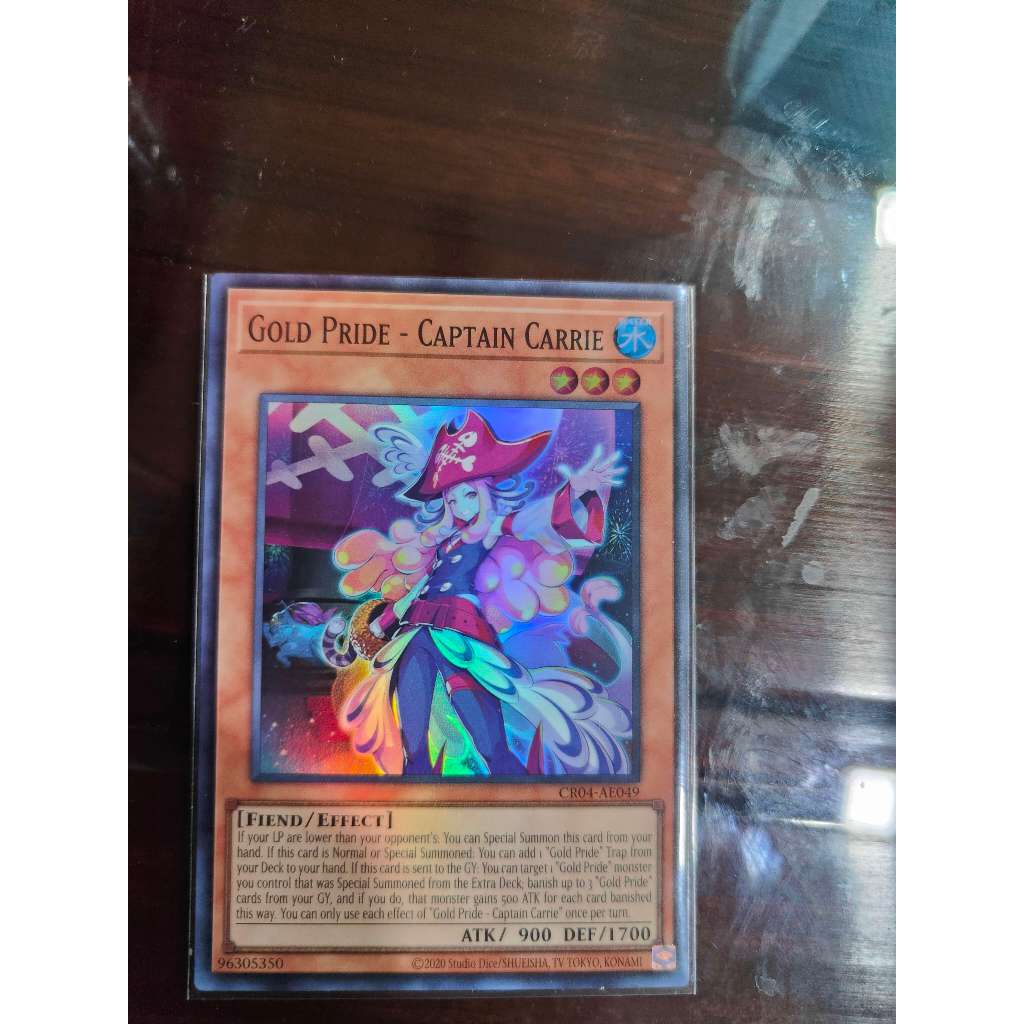 Yugioh : CR04-AE049 Gold Pride - Captain Carrie (Super Rare) | Shopee Malaysia