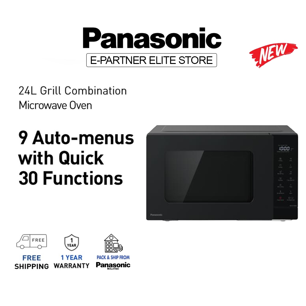 Panasonic Grill Microwave Oven (24L) NN-GT35NBMPQ | Shopee Malaysia