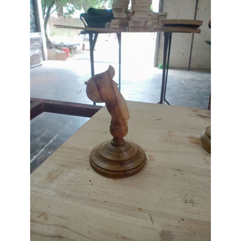 Display Stand Holder untuk Hulu Keris (Larik Design Custom/Petak Segi ...