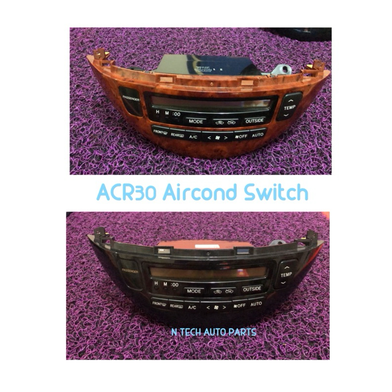 Toyota ESTIMA ACR30 AirCond Switch / Control Panel - 2 Socket (🇯🇵Used ...