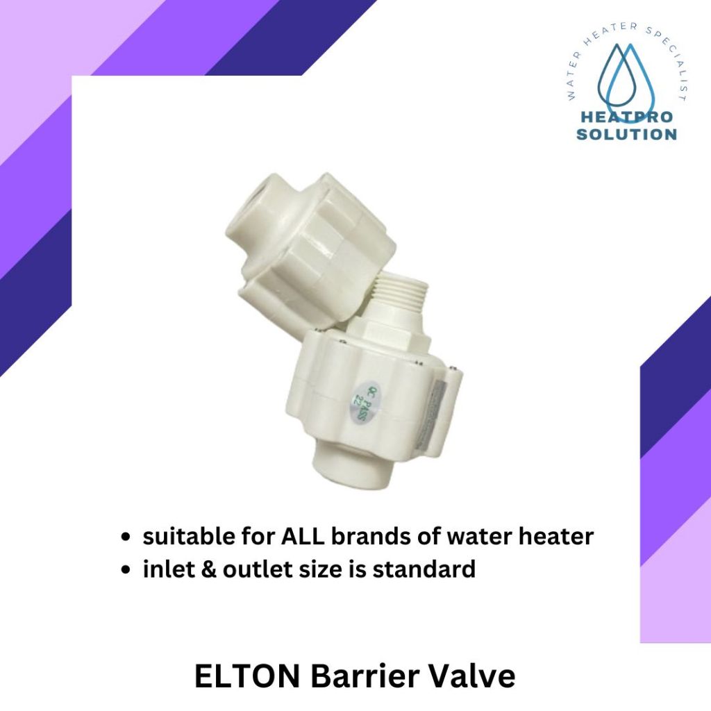 Elton Isolation Barrier Valve (2 units per set) -water heater ...