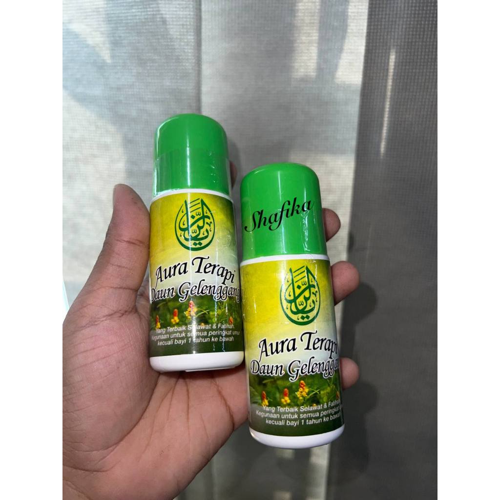 AURA TERAPI DAUN GELENGGANG LOGO HIJAU MINYAK ANGIN ROLL ON AURA TERAPI ...