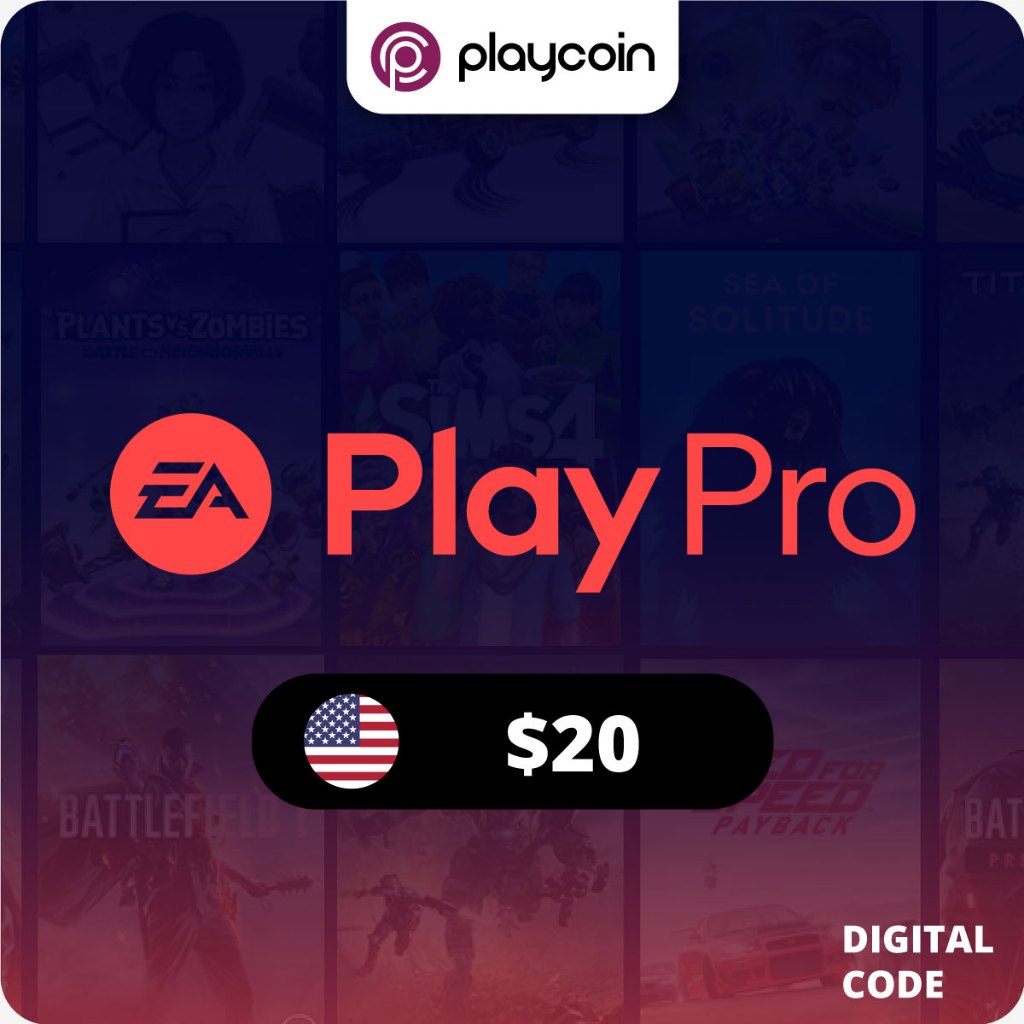 [E-MAIL Instant Delivery 24/7] EA Play Pro | EA Origins Gift Card (US) - USD 20 [PlayCoin ...
