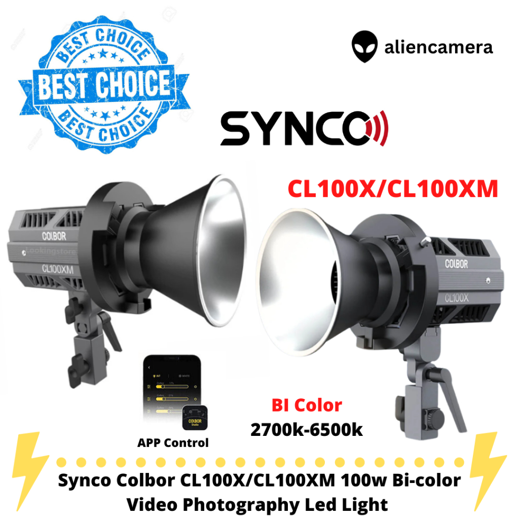 SYNCO COLBOR CL100X CL100XM LED Video Light Bi-Color 110W 2700K-6500K ...