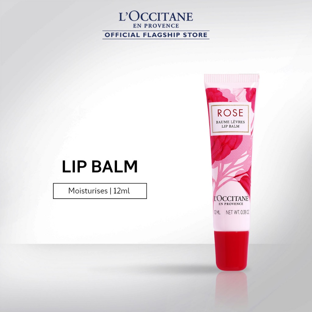 L'Occitane Rose Lip Balm (12ml) | Shopee Malaysia