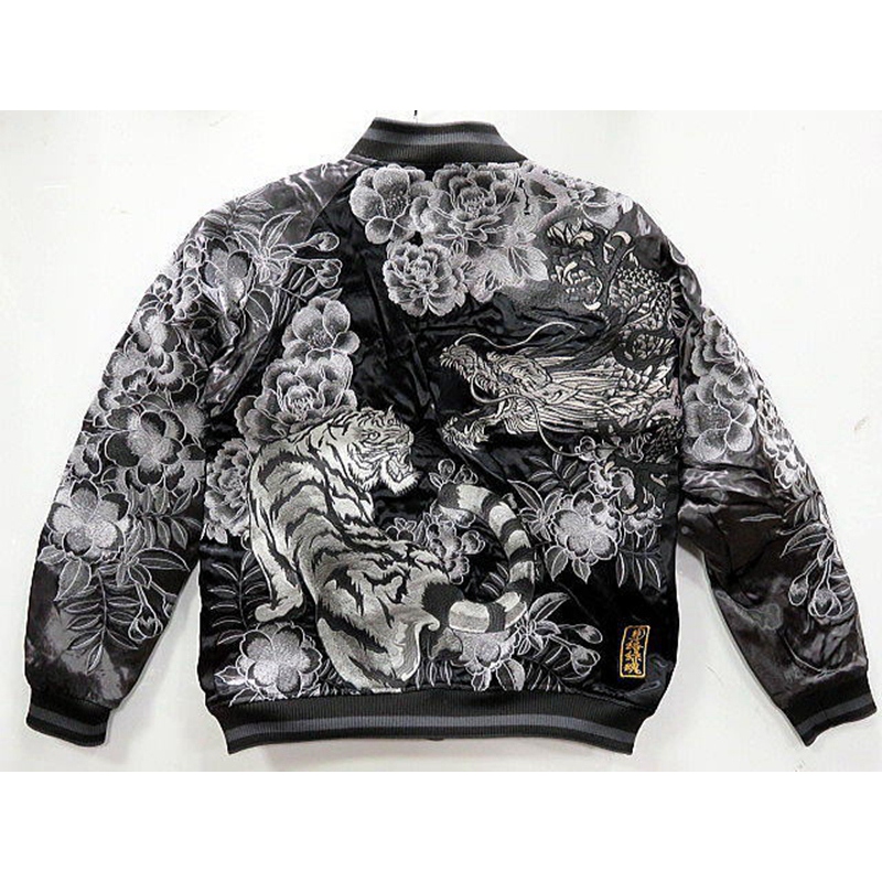 (Original) Karakuri Tamashi Naga Tora Reversible Sukajan Jacket | Shopee Malaysia
