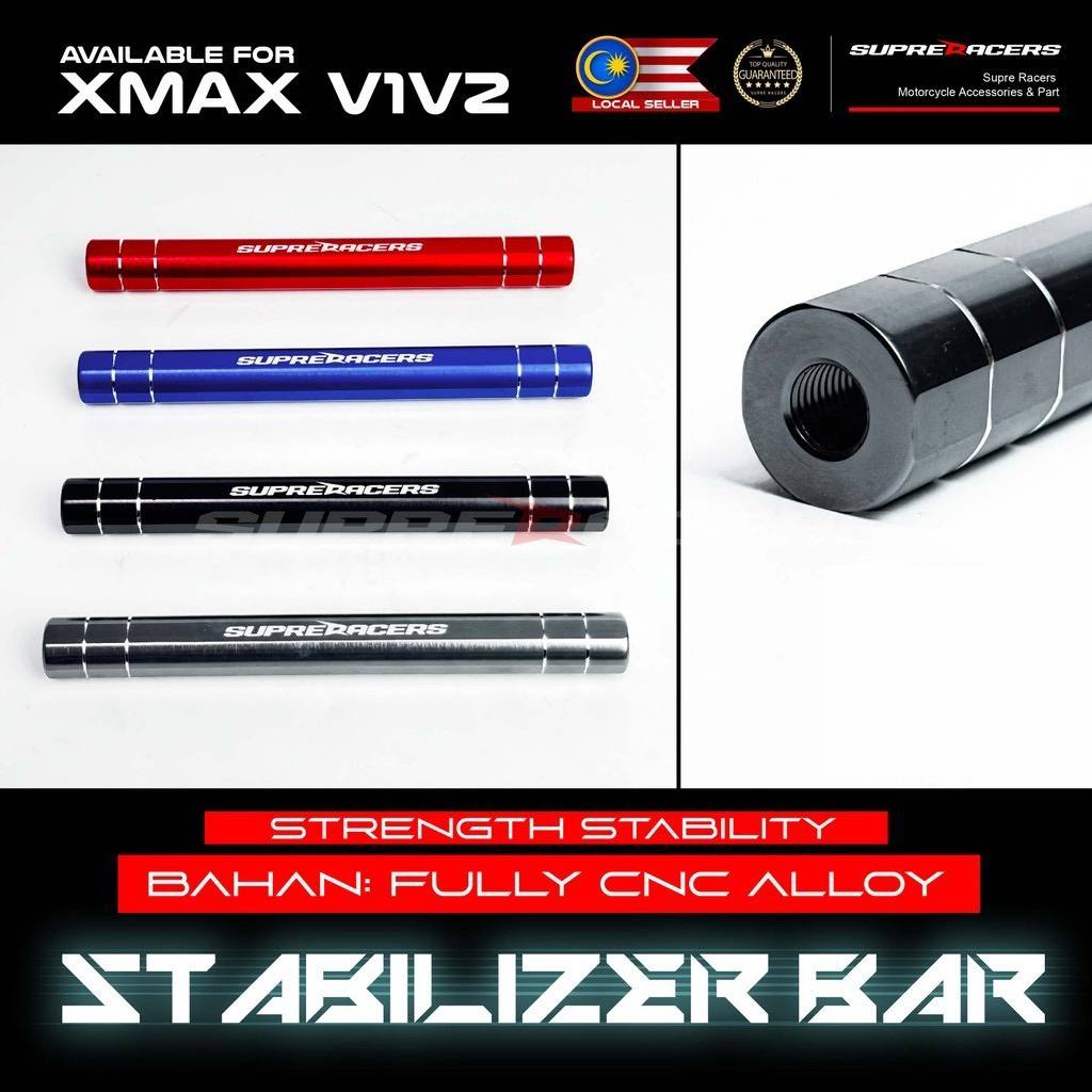 XMAX Rear Absorber Stabilizer Bar CNC Extra Tebal 20mm Cornering Bar ...