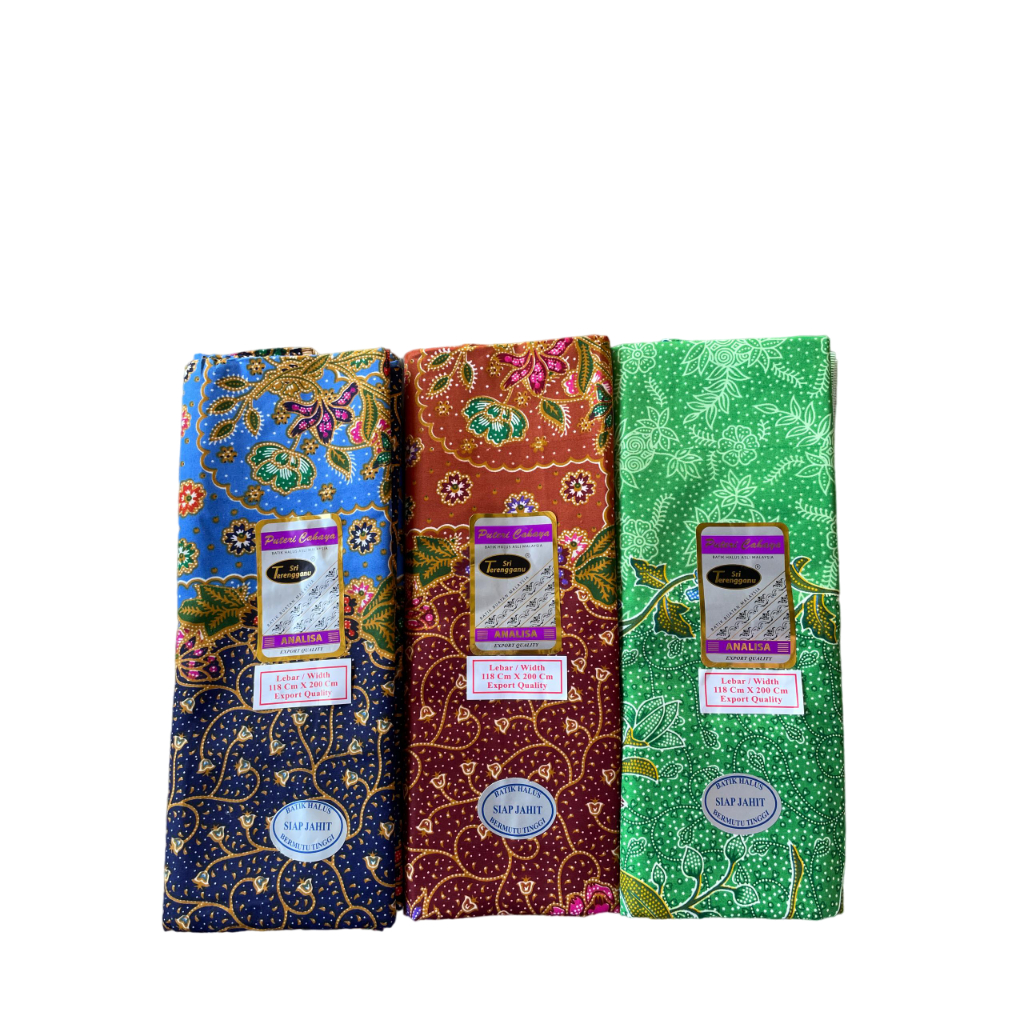 Set Promosi ~ 3 Helai Kain batik Viral Sri Terengganu Siap Jahit ...