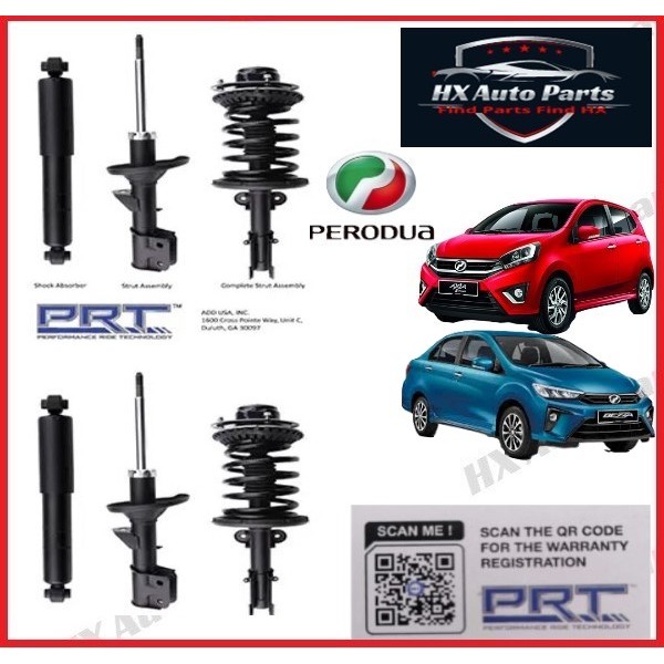 GENUINE PRT SHOCK ABSORBER PERODUA AXIA / BEZZA. | Shopee Malaysia