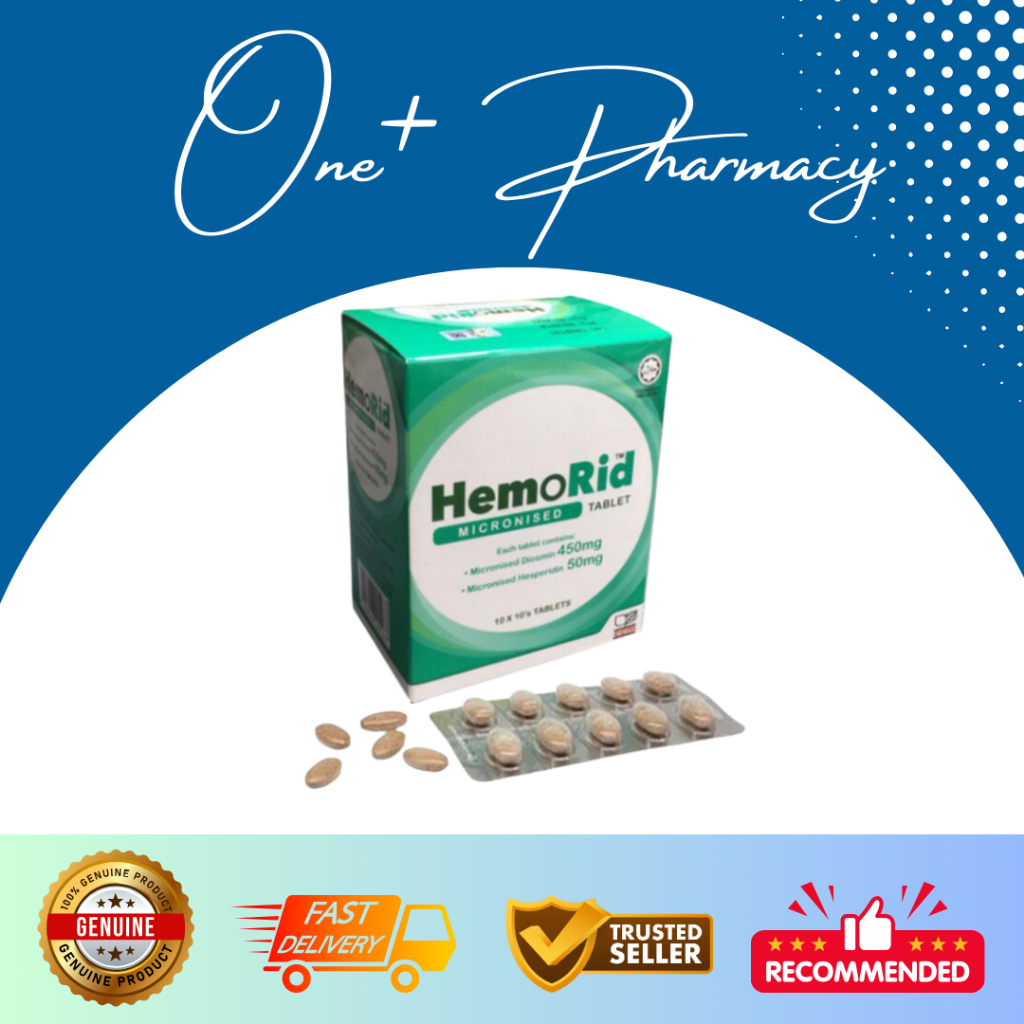 Hemorid Micronised Tablet 10s (1 papan) | Shopee Malaysia